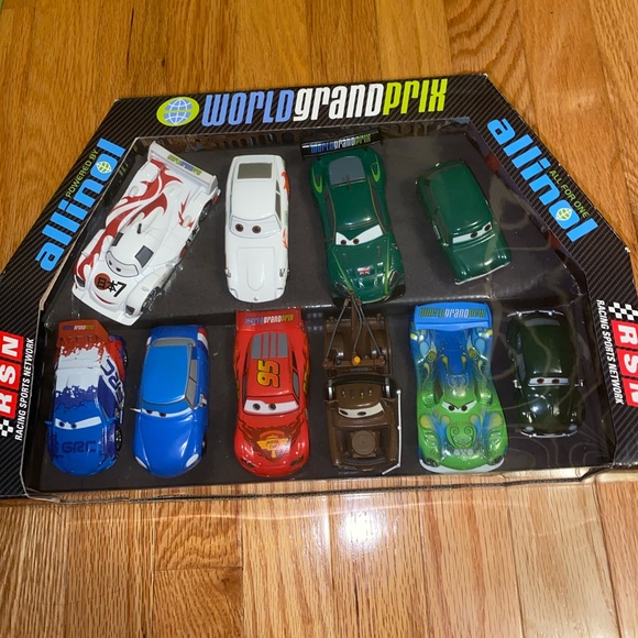 Disney | Toys | Disney Pixar World Grand Prix Set | Poshmark
